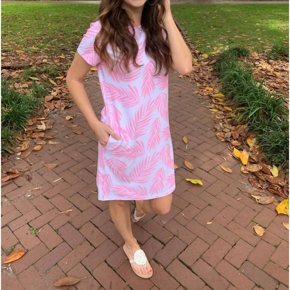 Kaeli Smith | Dresses | New Kaeli Smith Sierra Dress In Pink Palm ...